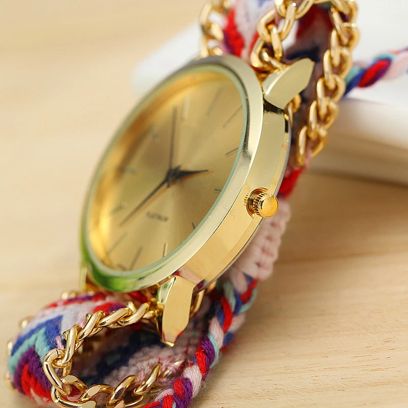 Women's Watches - Handmade Braided Friendship Bracelet Rope Watch ...