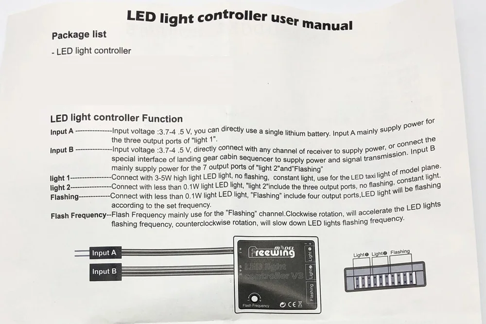 Freewing LED light controller V3 for Yak130 plane model - buy at the ...