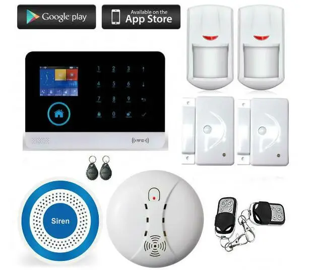 New Security 3G WIFI GPRS SMS Wireless Alarm System Support IP Camera ...