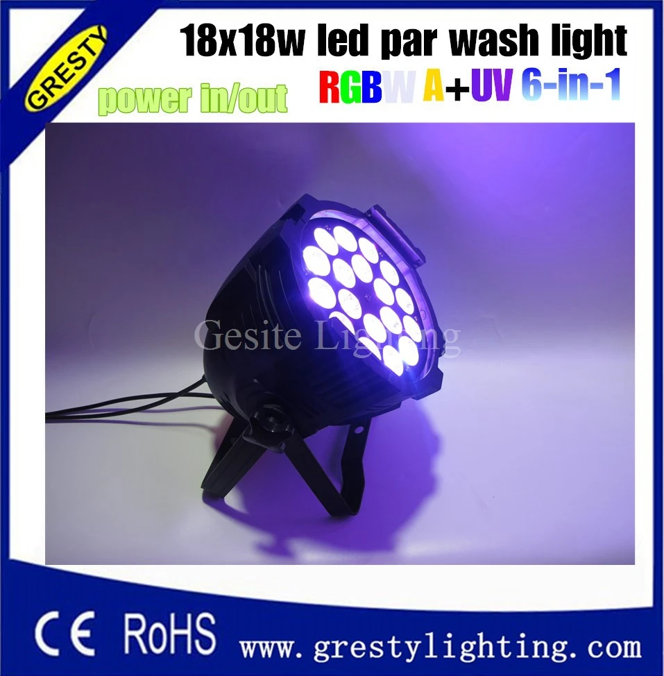 Par Led interior 18x18 rgbwauv, 18w, 18 unids/lote, Envío Gratis|par ...