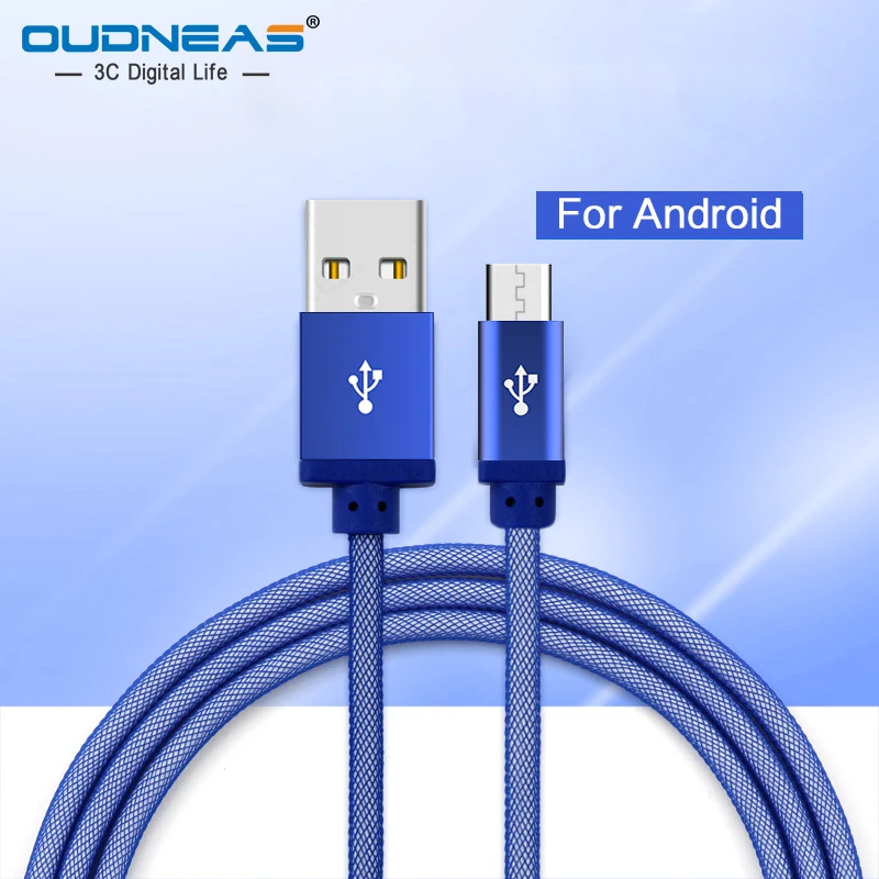 OUDNEAS Android Adapter Micro USB Cable 2m 1m USB Data Cable Colorful ...