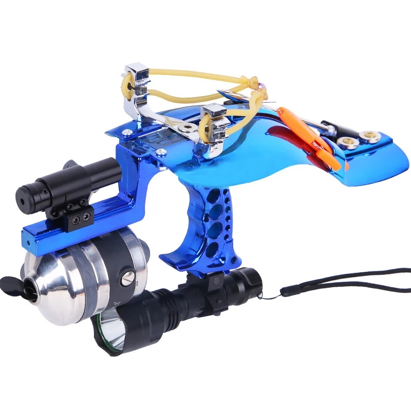 Outdoor Laser Slingshot Powerful Velocity Dart Shoting Fish Night ...