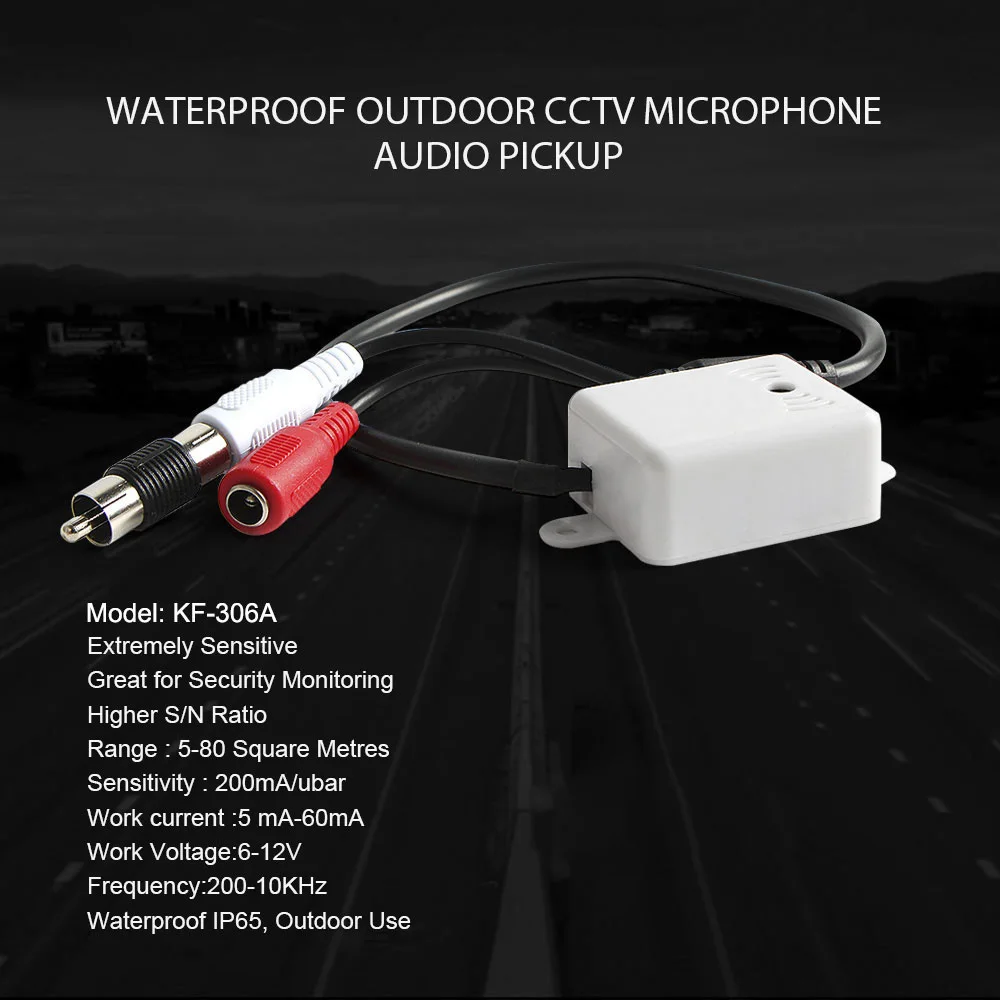 CCTV-Audio-Pick-Up-MIC-Extremely-Sensitive-Mini-Audio-Microphone ...