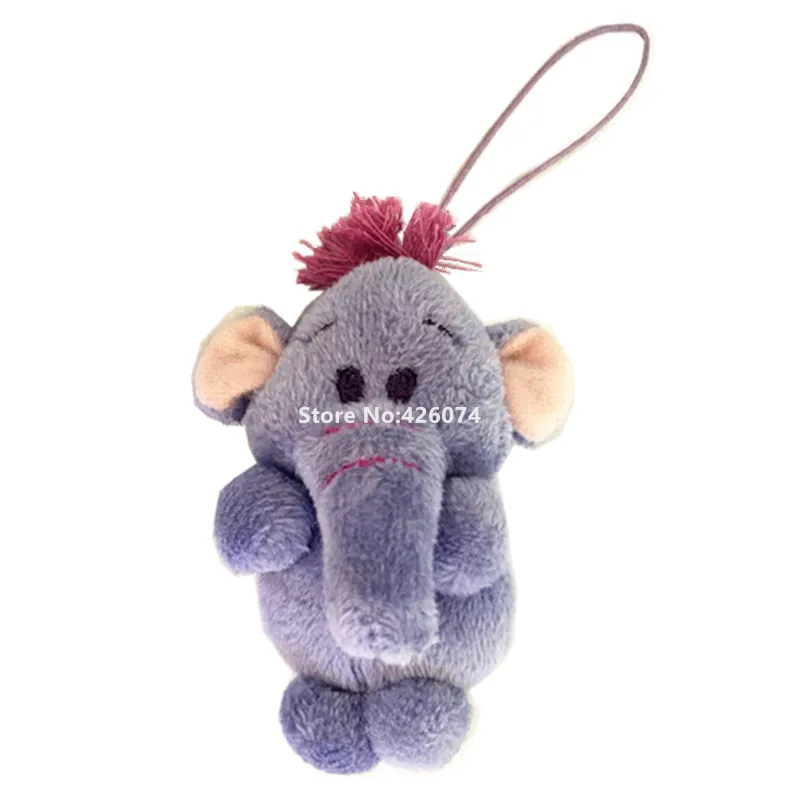 New Lumpy Purple Elephant Mini Plush Key Chain Small Pandant Kids ...
