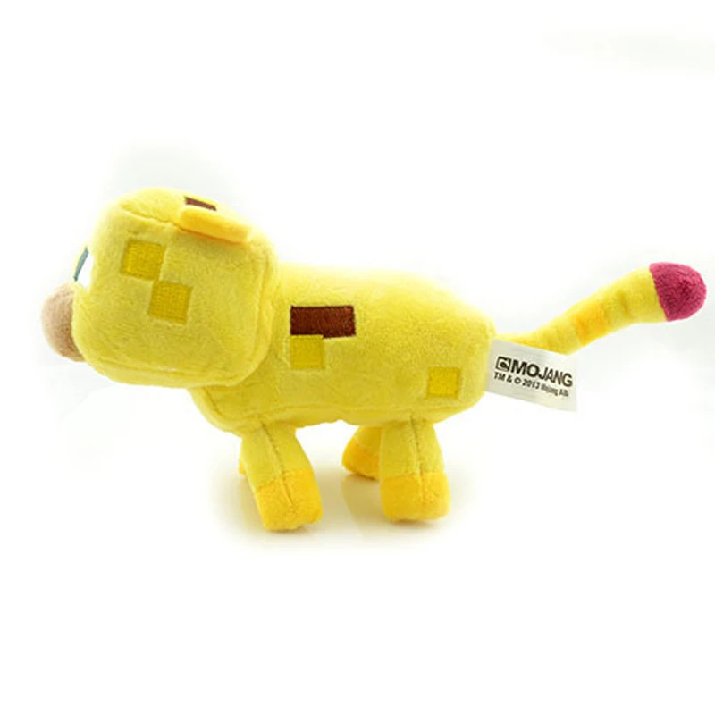 10pcs/lot 24cm Minecraft Ocelot Cat Plush Toys Dolls Soft Minecraft ...
