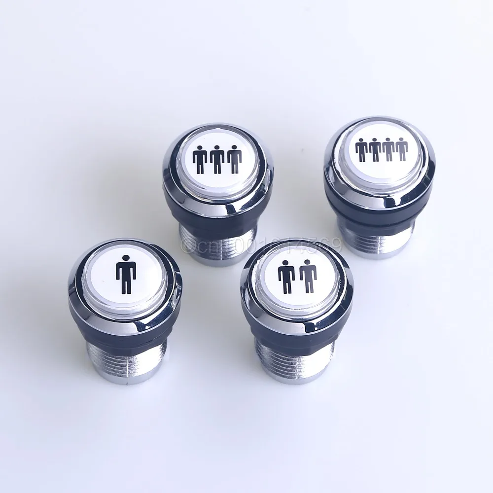 Arcade-Chrome-Effect-Start-Button-1P-2P-3P-4P-LED-Illuminated-Arcade ...