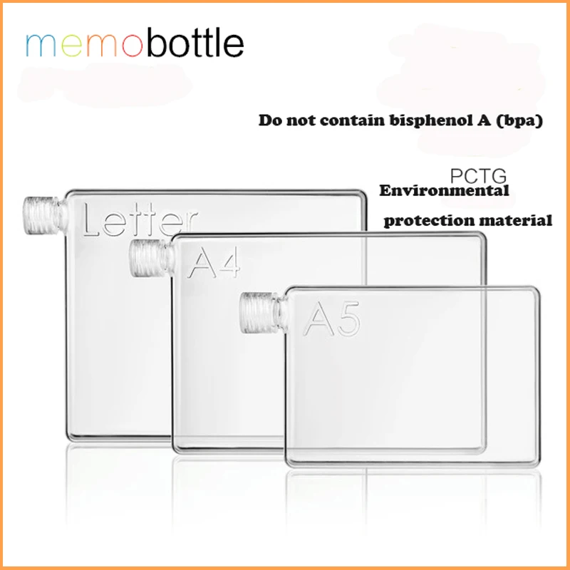 Tritan A4 A5 Memo Bottle,water Travel Drinkware Bottles For Sport ...