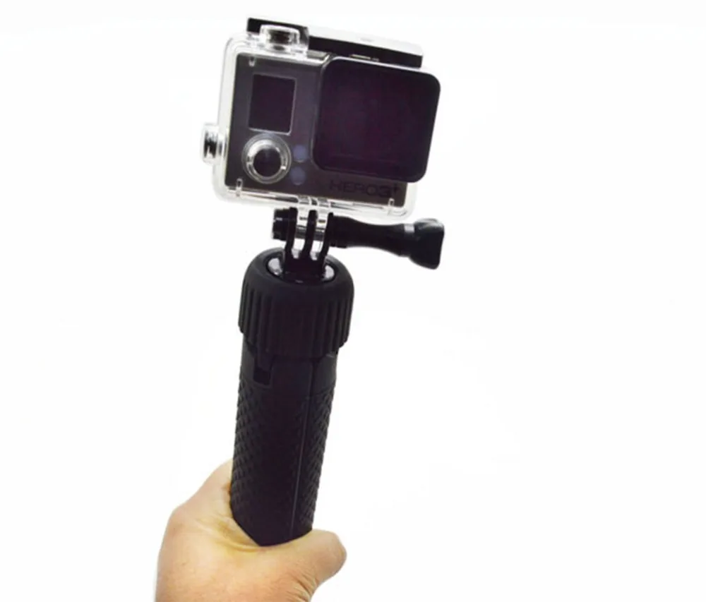 Husiway PV Tripod Hand Grip Handle Mount with Screw/Lanyard for GoPro ...