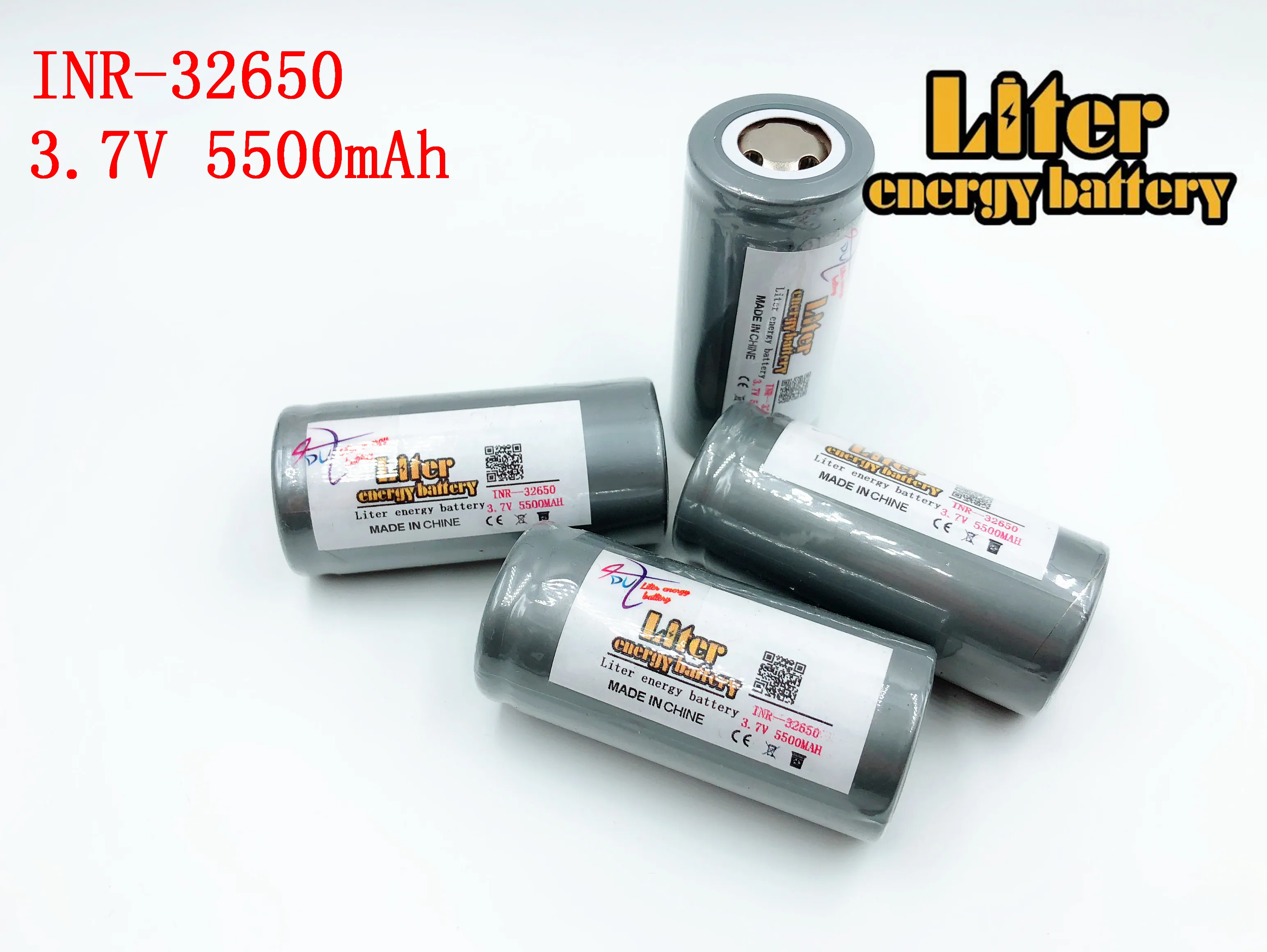 Bateria de alta Capacidade 5500 mAh 3.7 V 32650 Li ion Recarregável com 18A Corrente de Descarga ...