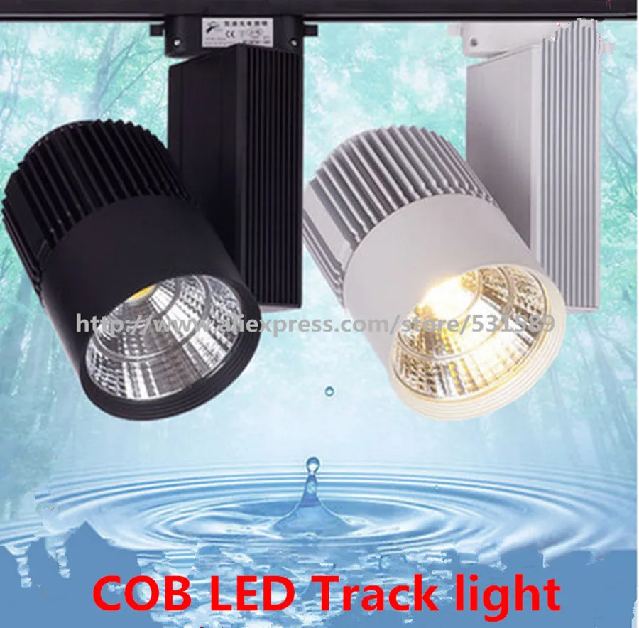 Cob Led 트랙 조명 20w30w Cob 레일 조명 스포트라이트 스트립 트랙 램프 레일 램프 전구 1 개트랙 조명