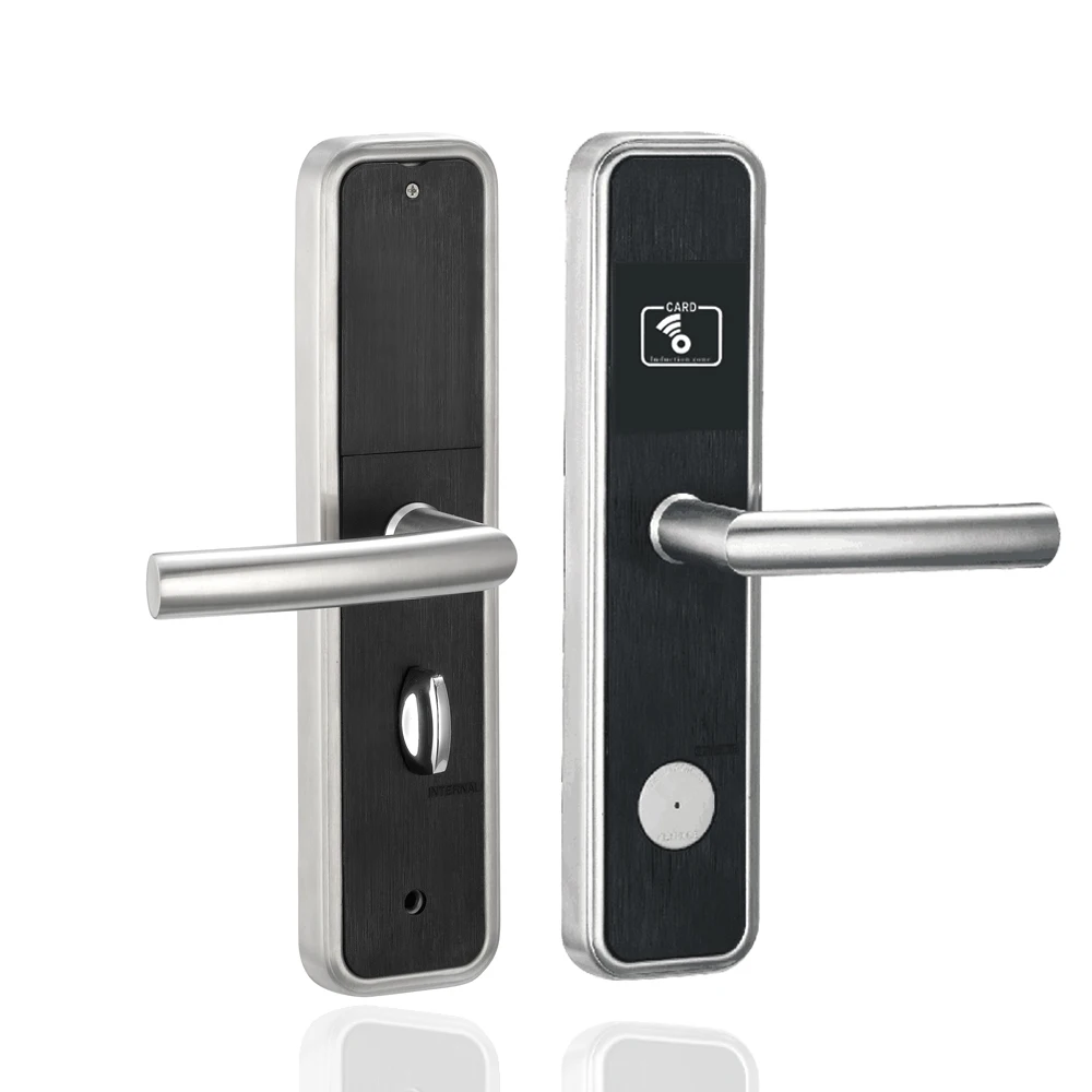 Security Keyless RFID Card Smart Door Lock Access Control Digital Hotel ...