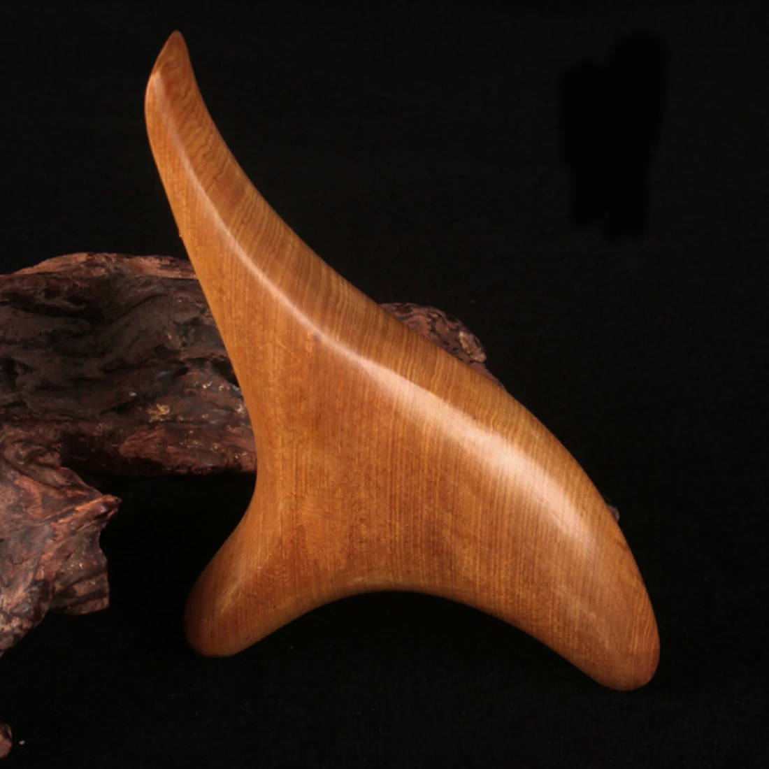 Wooden Triangle Stick Acupuncture Hard Rod Acupuncture Point Rod Foot Care Tool Camphor Wood