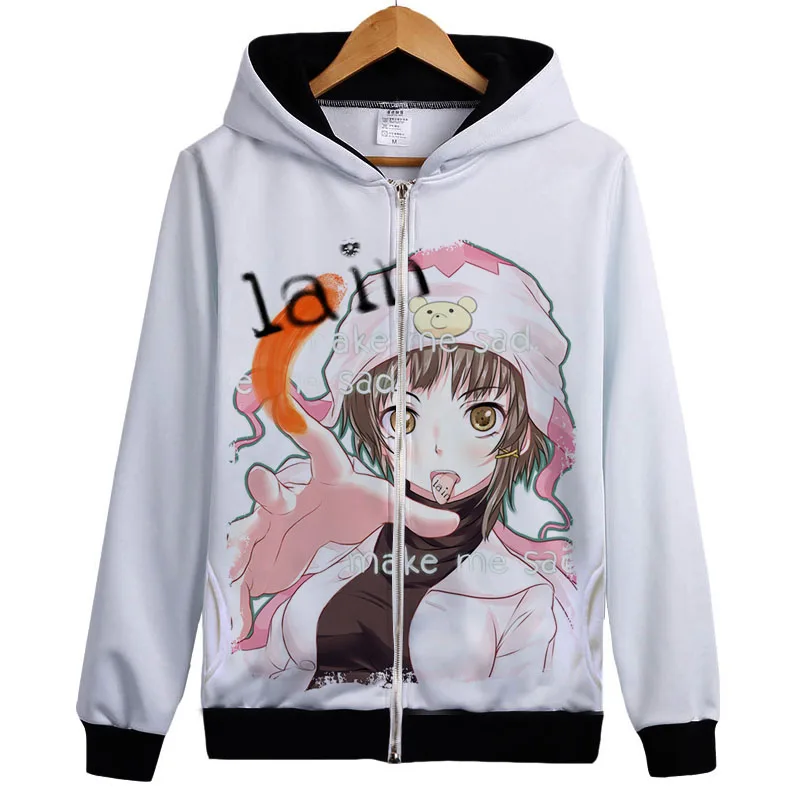 Japanese Anime Serial Experiments Lain hoodie Classic Comic Lain hoody ...