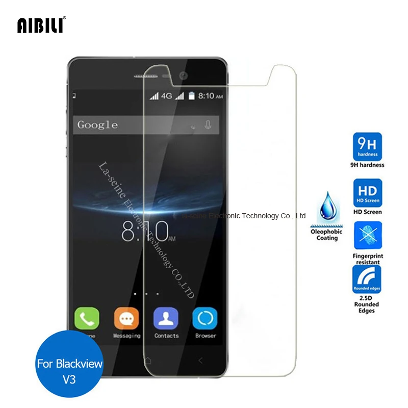 Aibili For Blackview V3 Tempered Glass Screen Protector 2 5 9h Safety