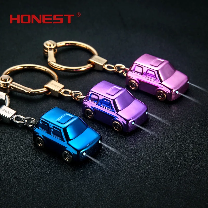 Factory-Outlet-Car-Keychain-Men-women-Lovers-Keyring-Pendant-LED-Lights ...