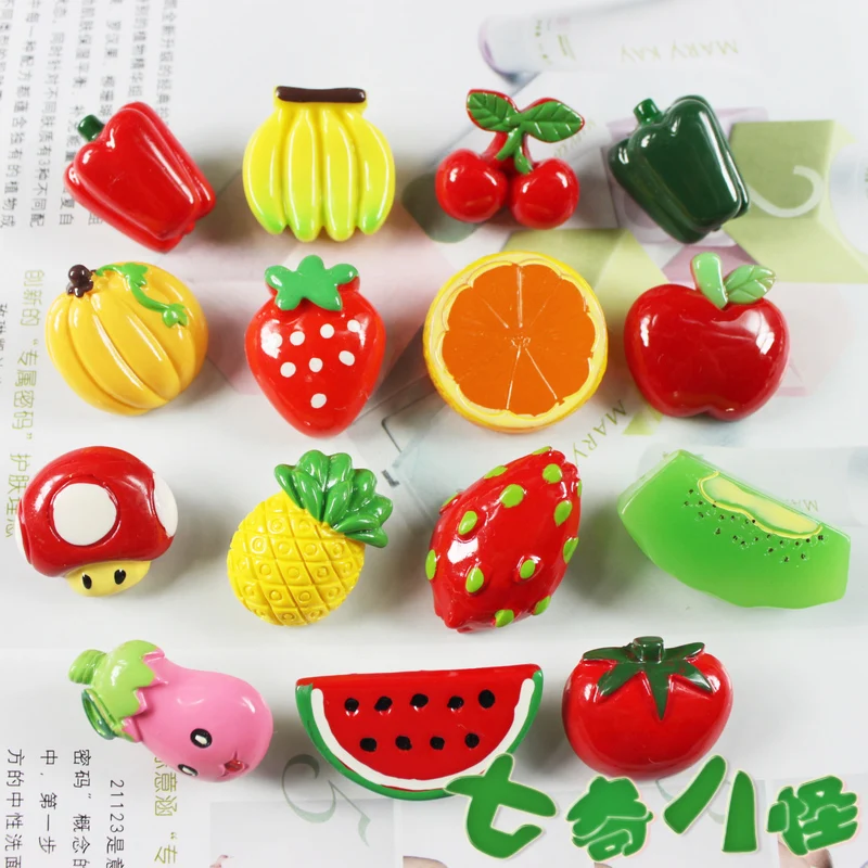 Fruits-and-vegetables-dimensional-resin-creative-fridge-magnet ...