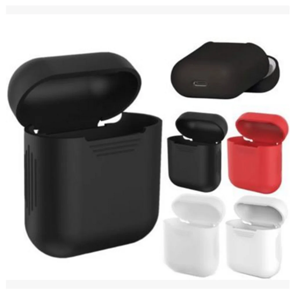Great Case For Apple Airpods Air Pods Silicone storage box Protective ...