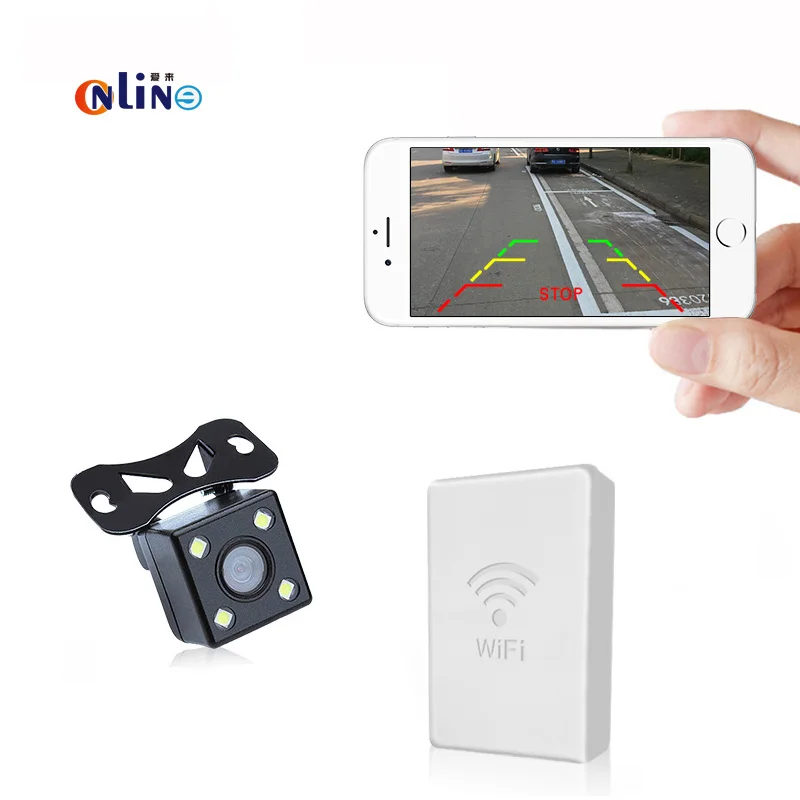 Wireless Rear View Camera Waterproof Full HD CCD Car Wifi Rear Camera ...