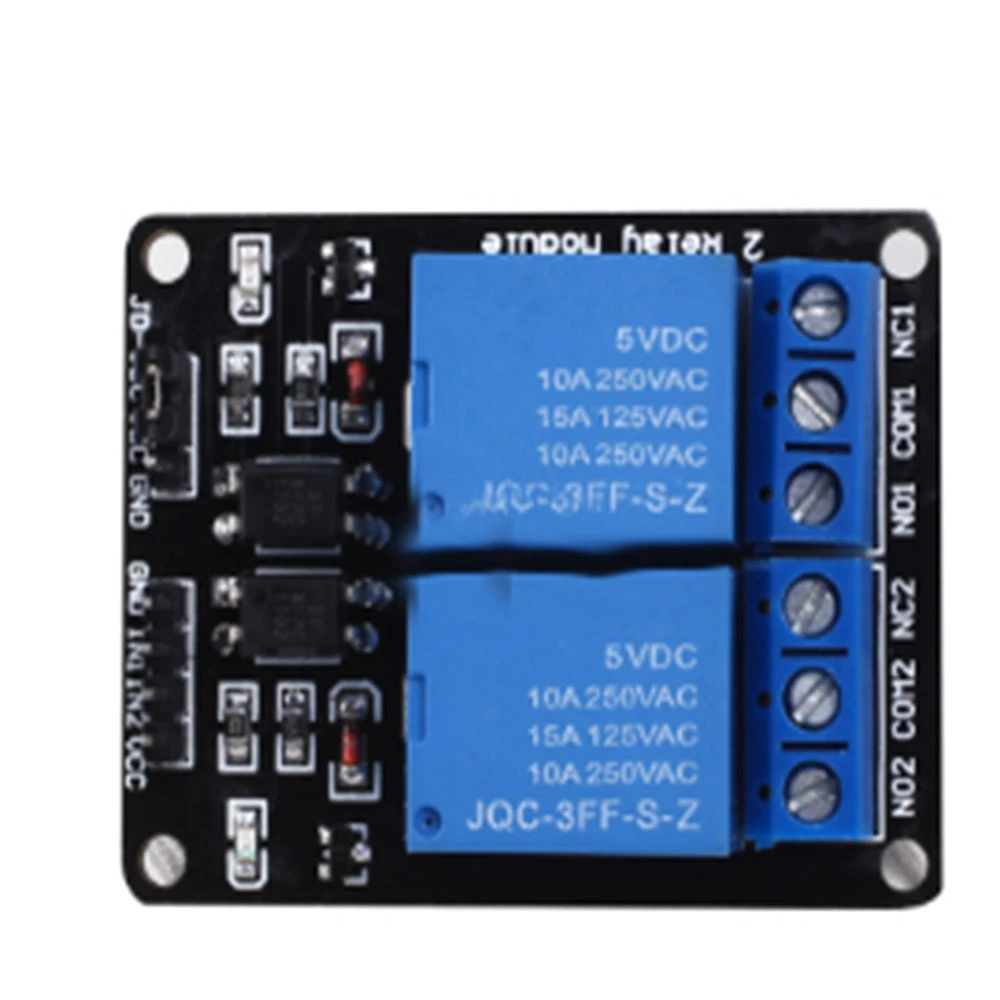 2-way relay module 5V 12v 24V with optocoupler protection Relay ...