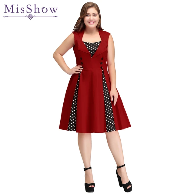 Plus Size 60s Dresses