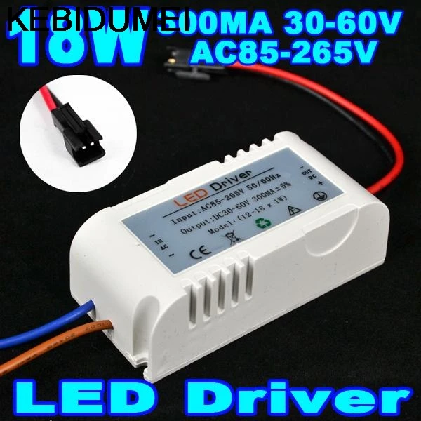 LED Driver 12 18*1W Beads Strip Light Bulb Power Supply 12W 13W 14W 15W ...