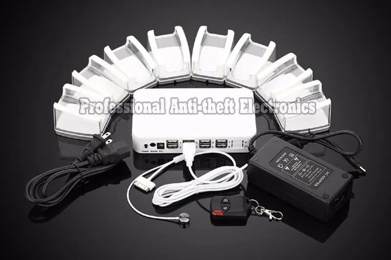 8 Ports Cell Phone Security Display Alarm System Host Mobile Phone ...