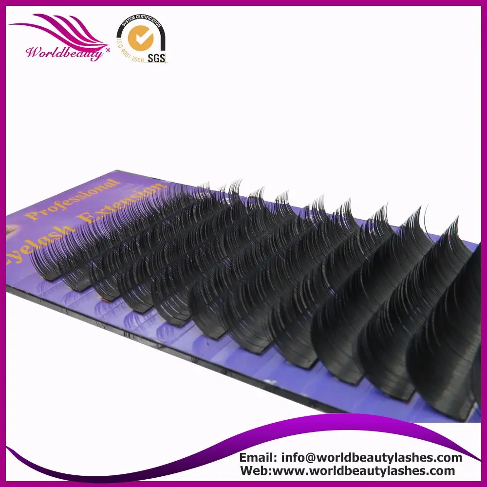 Professional Individual Eyelashes extension 1 tray per lot 0.10/0.15/0. ...