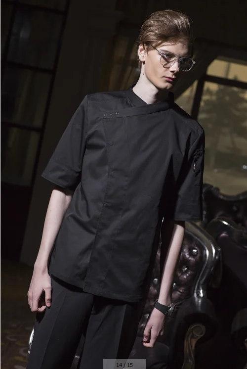 CHECKEDOUT Restaurant Uniform Long Sleeves Chef Jacket - buy at the ...