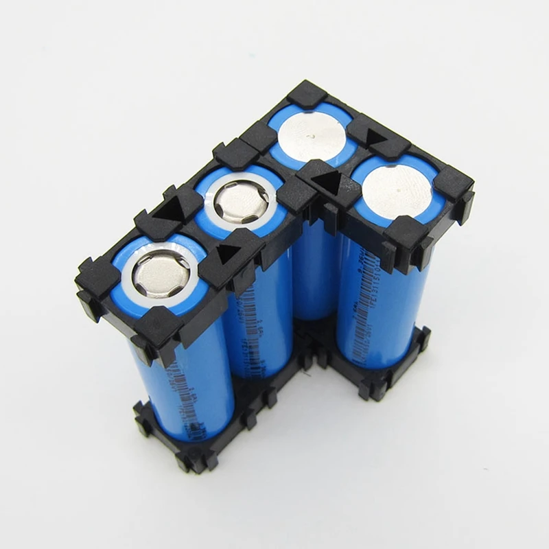 100Pcs 18650 Battery Holder Bracket Cylindrical Battery Holder 18650 Li ...