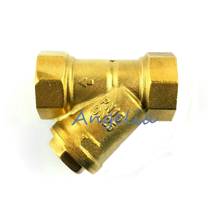 1 1/2" DN40 BSP Brass Mesh Strainer valve Inline Y Filter Female thread ...