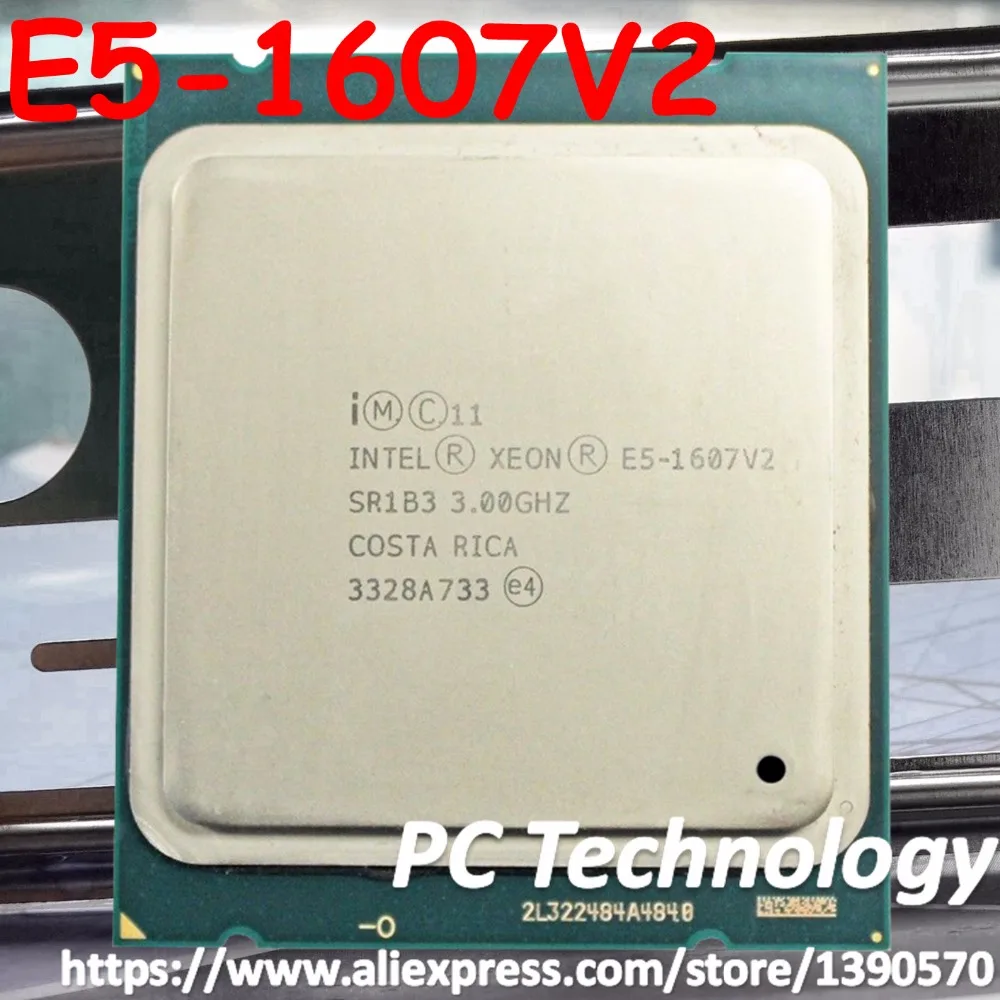 Original Intel Xeon CPU E5-1607V2 CPU SR1B3 4-Cores 15M LGA2011 E5 1607V2 E5 1607 V2 processor ...