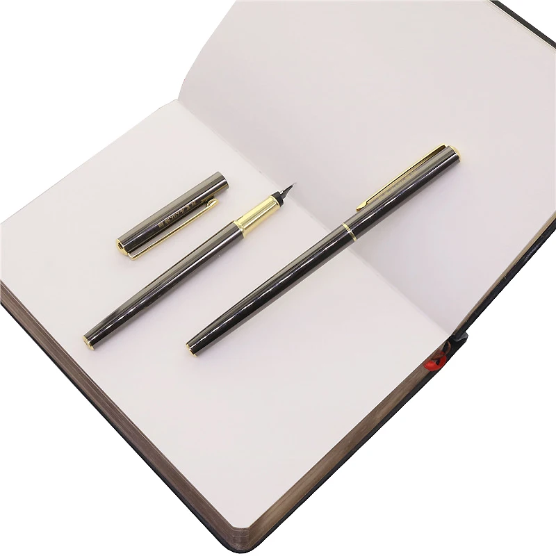 Pure Metal 0.38mm Extra Fine Fountain Pen Fine Gift PenSstudent School ...
