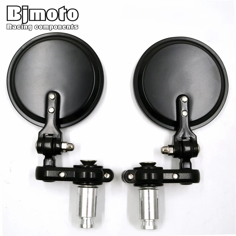Bjmoto Universal Motorcycle Round 7 8 Handle Bar End Foldable