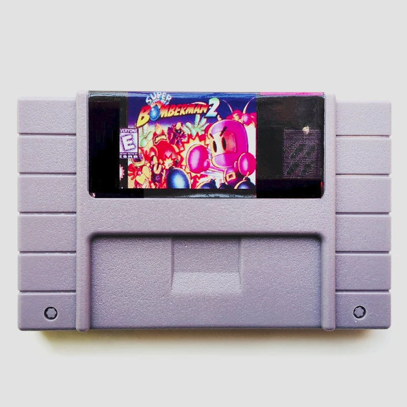 Bomberman II 16 bit 46 pins Big Gray Game Card For NTSC Game Player ...