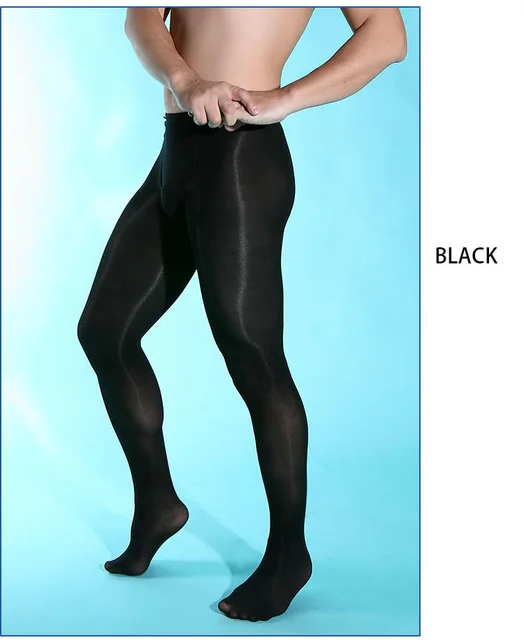 80D Men's Opening Tights Thickened Mat Warm Pantyhose Spring And Autumn ...
