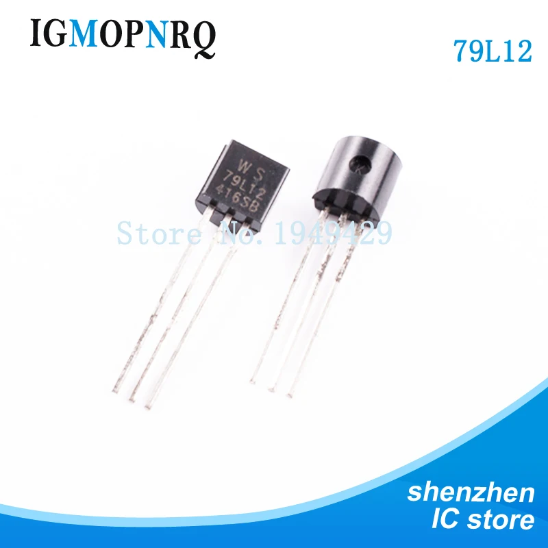 20pcs 79l12 79l12 To-92 L79l12 Regulator Series 3-term Neg Reg New ...