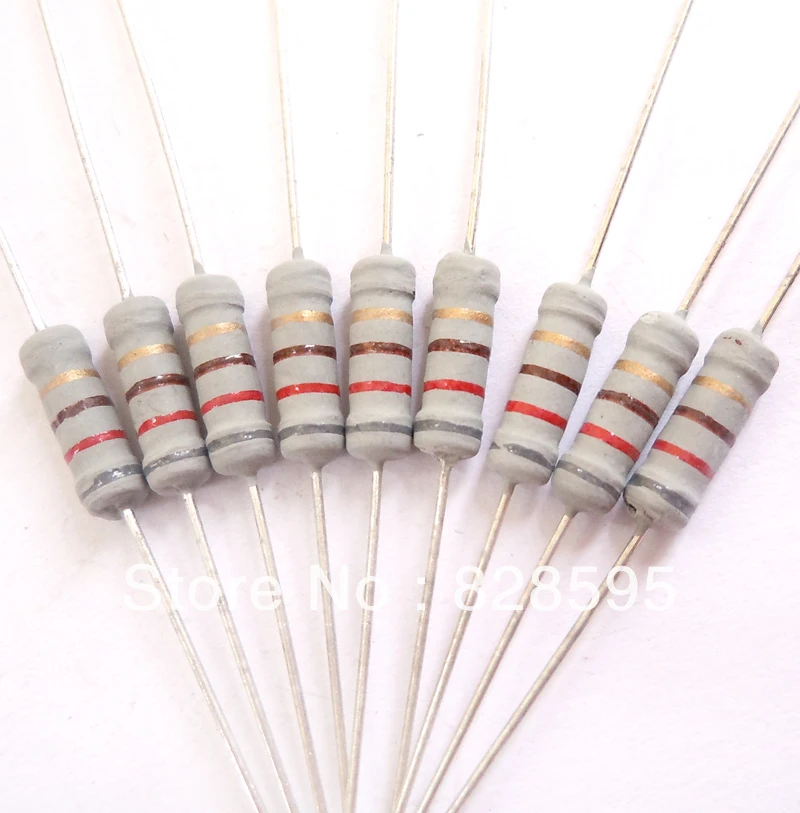 1w 820 ohm 820R ohm 100% Original New Fixed Resistors Metal Oxide Film ...