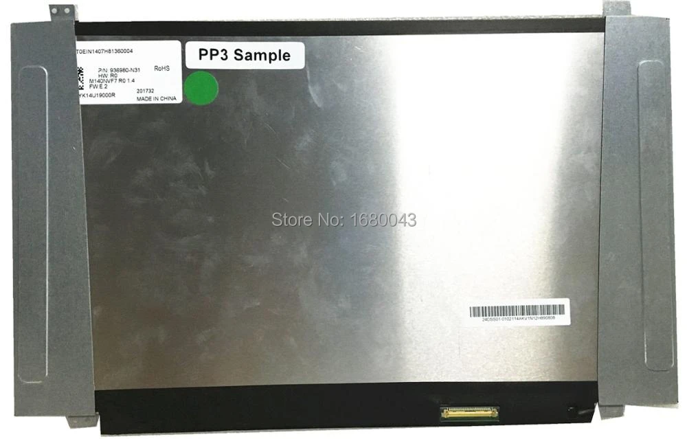 M140NVF7 R0 14.0 1080P FHD eDP 40 pins IPS Display Panel|Laptop LCD ...