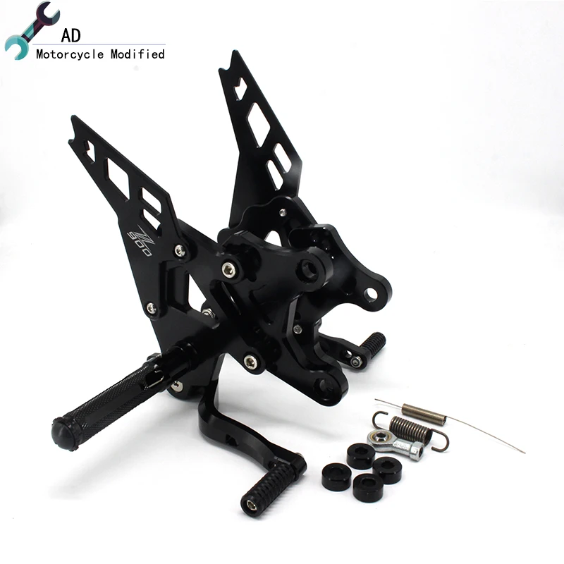 Motorcycle CNC Aluminum Footrest Rear Sets For Kawasaki Z 900 2017 Moto ...
