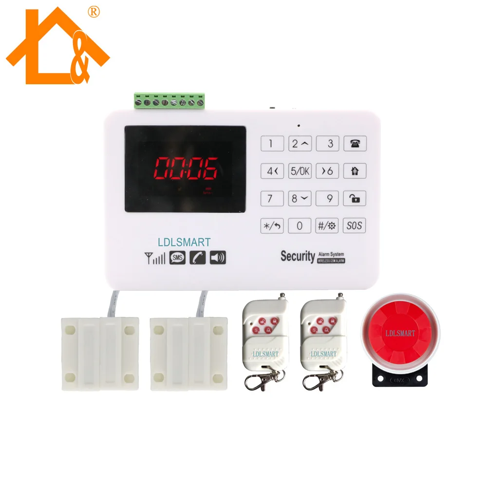 Russian-English-Spanish-Language-Wired-and-Wireless-LCD-Home-Security ...