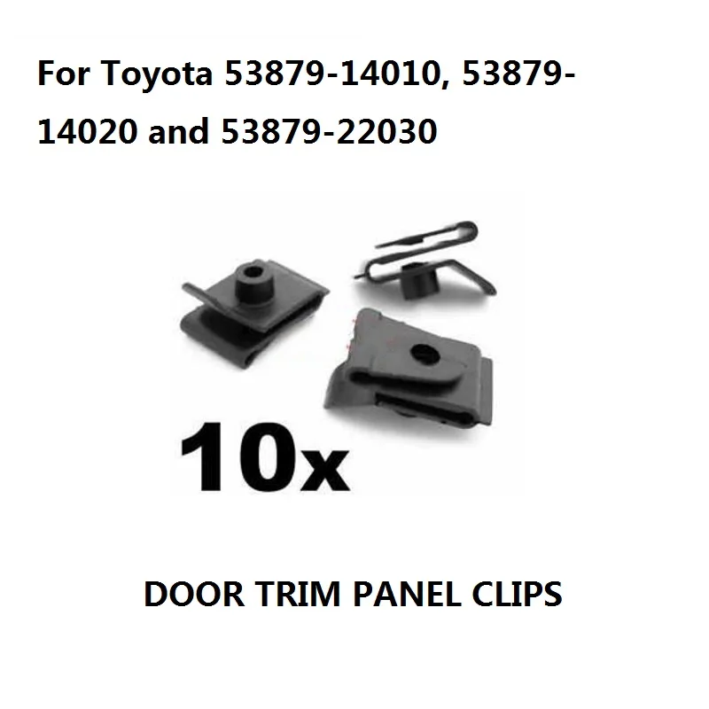 x10 Wheel Arch Clips for Wheel arch Lining / Splashguard For Toyota ...