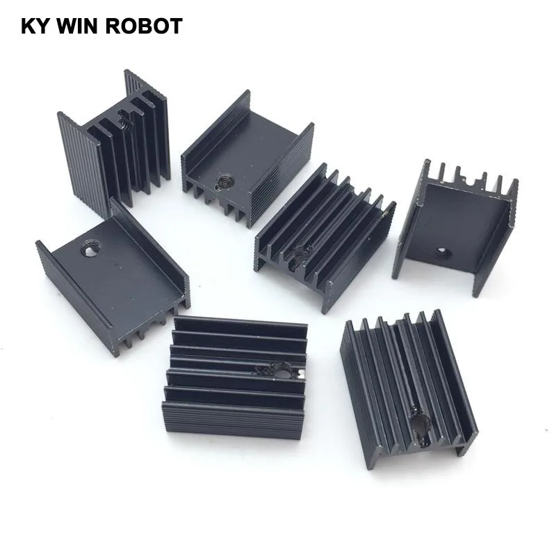 50pcs Aluminium TO-220 Heatsink TO 220 Heat Sink Transistor Radiator ...