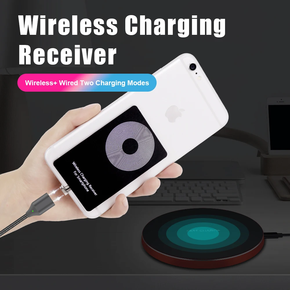 SIKAI Magnetic Qi Wireless Charging Charger Receiver kit Combination ... SIKAI Magnetic Qi Wireless Charging Charger Receiver kit Combination ...