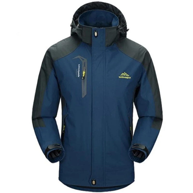 5xl Jacket Men Waterproof Hooded Breathable Mens Jackets And Coats ...