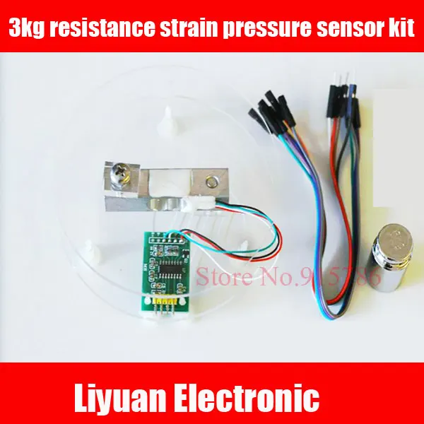 3kg Resistance Strain Pressure Sensor Kit/5kg Weighing Sensor Kit ...