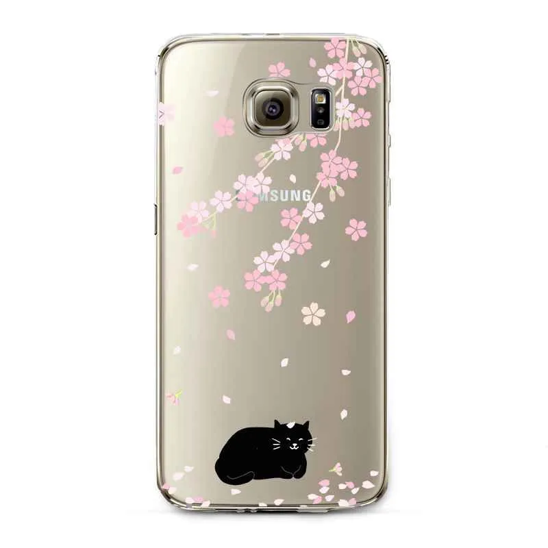 Samsung Galaxy S5 S6 S6Edge S6Edge+ Cute Cat Phone Covers
