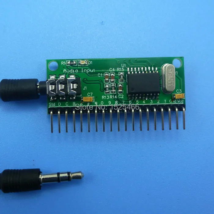 16 Channel DTMF MT8870 Audio Decoder Phone Voice Decoding Controller ...