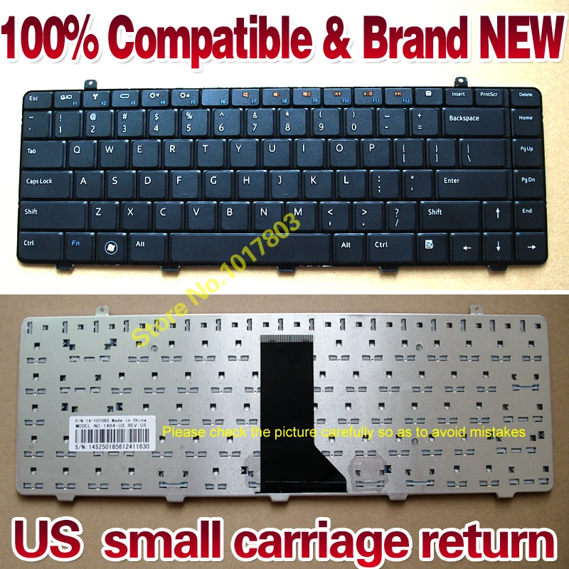 For DELL INSPIRON 1464D 1464R Keyboard 1464 US Series DP/N:0JVT97 P09G ...