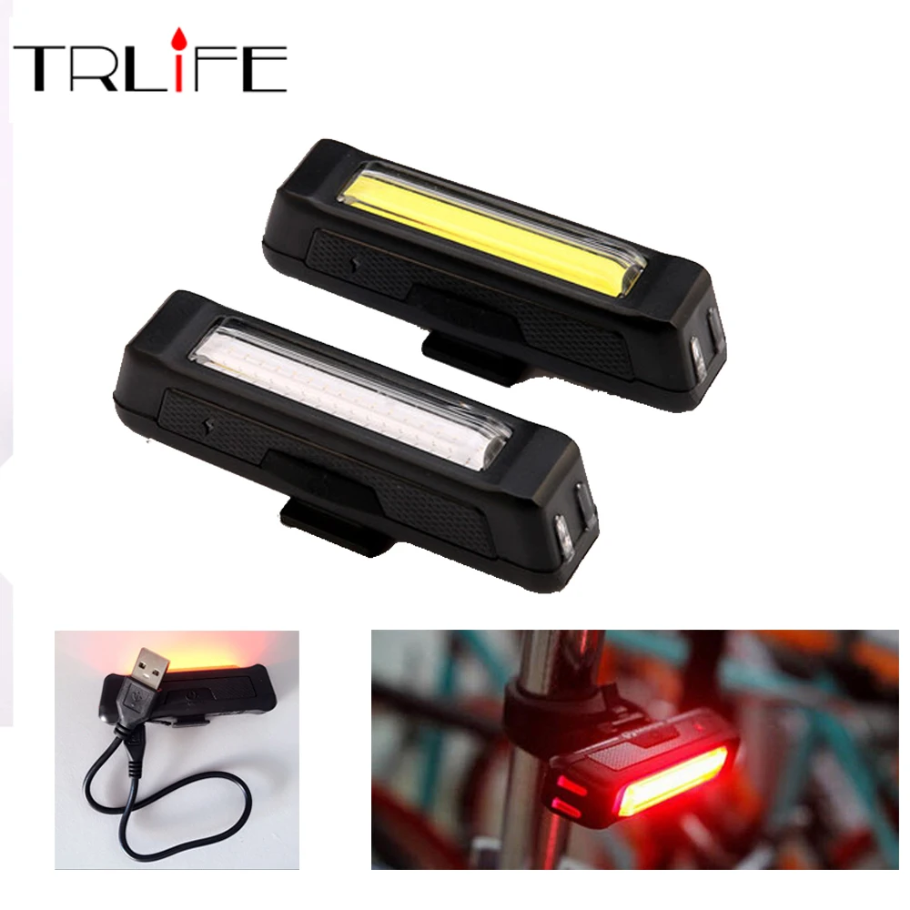 6000LM COB Waterproof Bicycle Head Light USB Rechargeable LED Front ...
