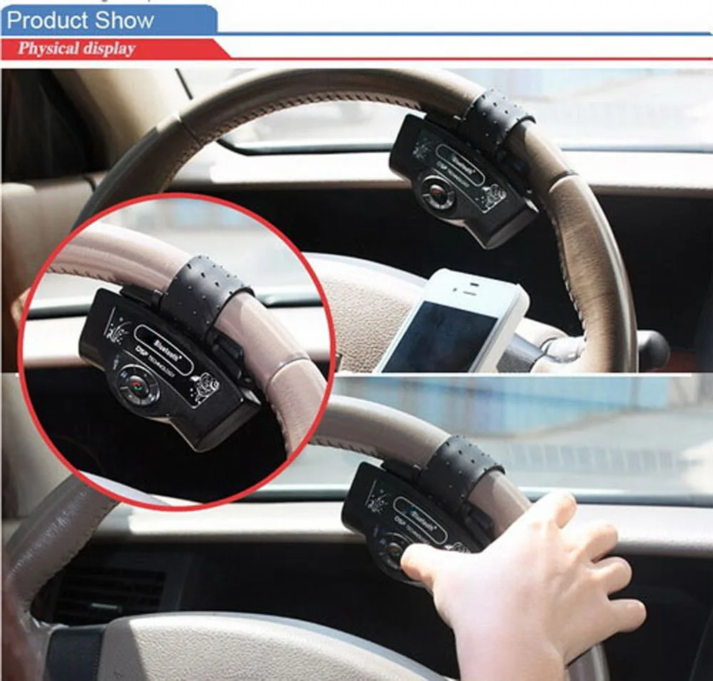 Jtron Durable Steering Wheel Style Handsfree Bluetooth Car Kit ...